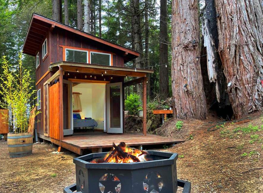 Ocean Forest Bungalows- Deluxe Glamping- Outdoor Showers- Off Grid ...
