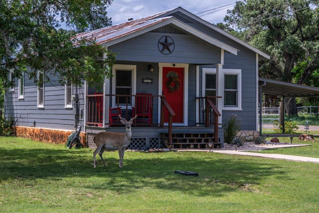 Bandera Bungalow - River, Downtown, Peaceful fenced corner lot! King ...