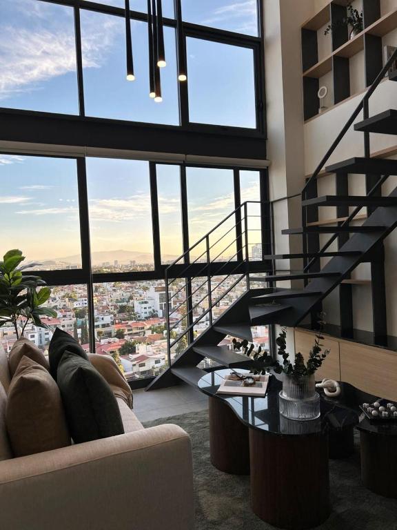 Double Height Loft with a spectacular view, Andares, UAG, Гвадалахара ...