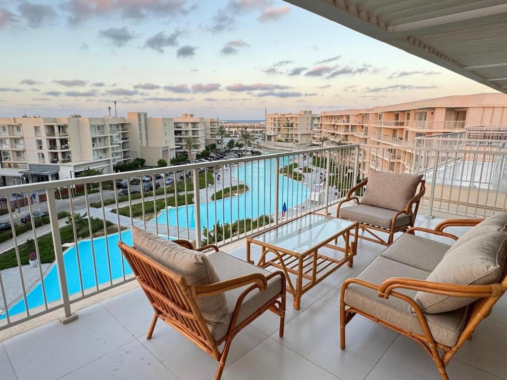 Marassi North Coast Amazing 3 BR Lagoon View Waters 9-408, El-Alamein ...