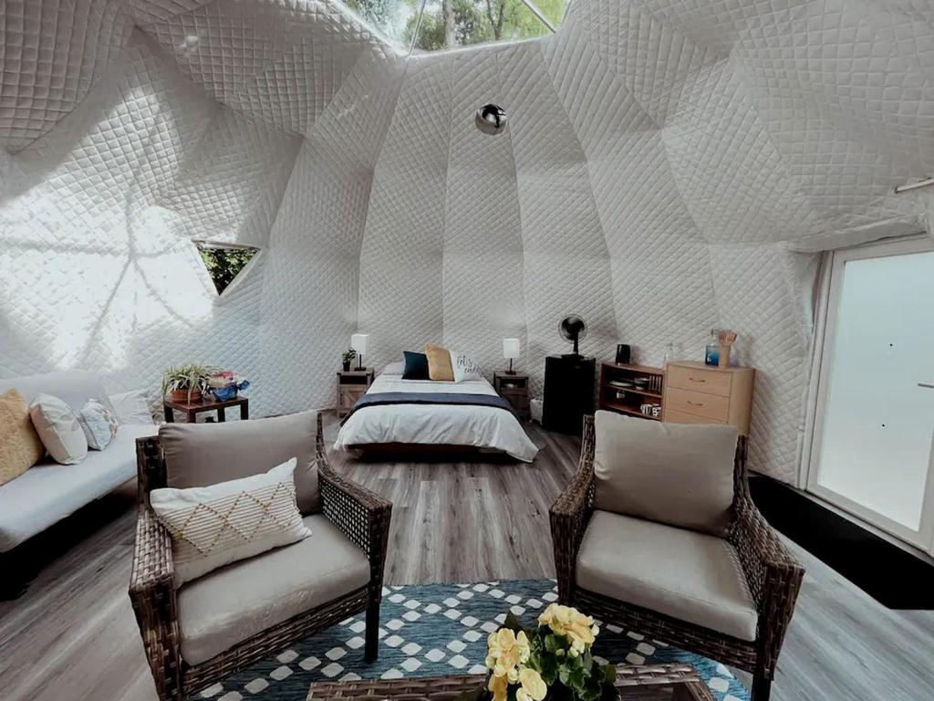 Ravine Dome Surrounded By Nature and Overlooking the Mississippi River ...