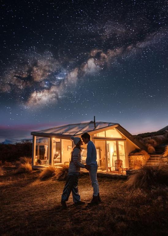 Unique, Glass-Roofed Cabin Rental under the South Island Stars near ...