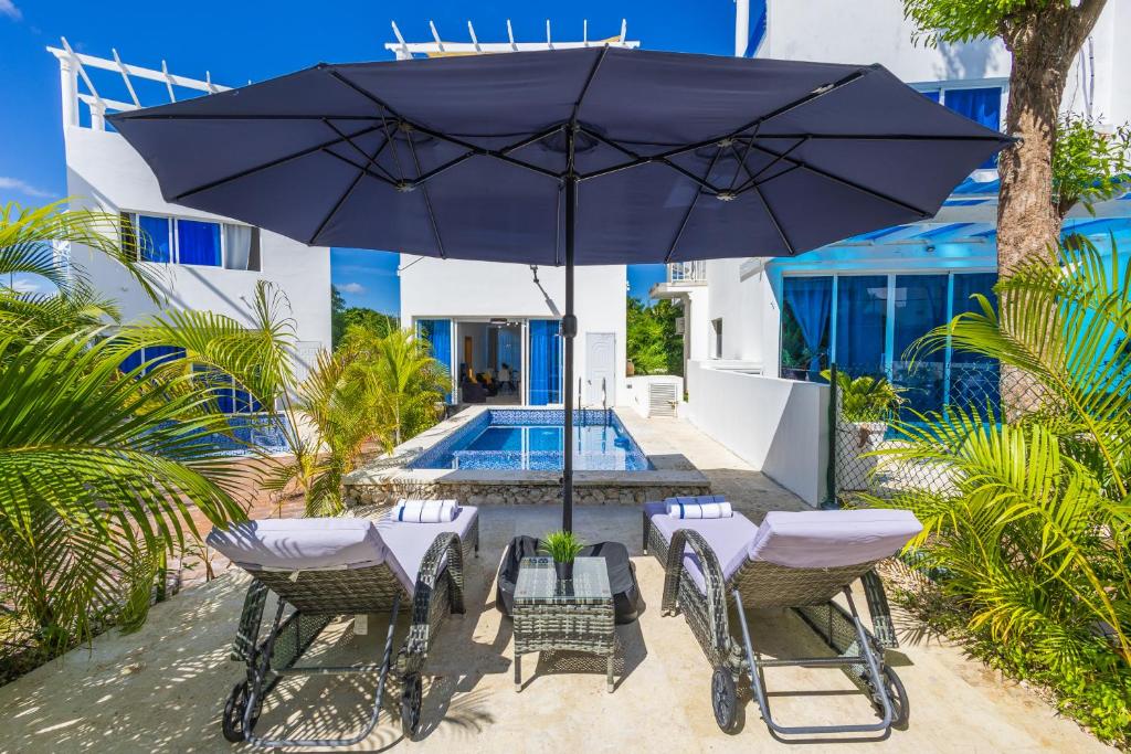 New Modern 2-lvl Punta Cana Villa in Gated Community with Private Pool ...