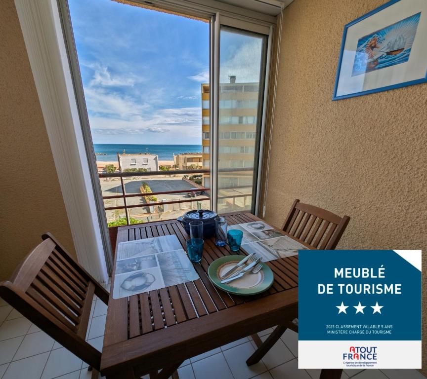 Meublé tourisme 3 Etoiles CAP HORN, Vue mer, parking privé, plage à 50m ...