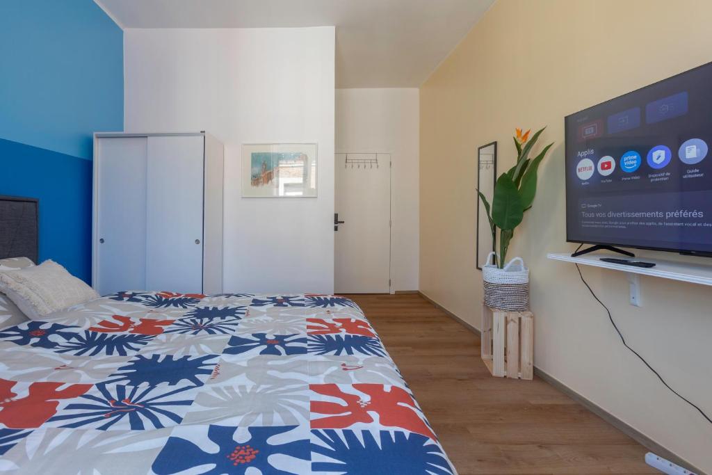 Chambre de luxe RIO a Liège Sale de bain privée check in autonome ...
