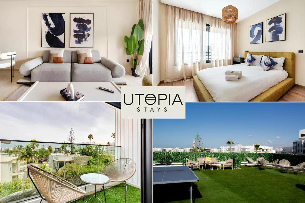 Utopia Stays - Chic & Cosy avec Terrasse, Casablanca (updated prices 2025)