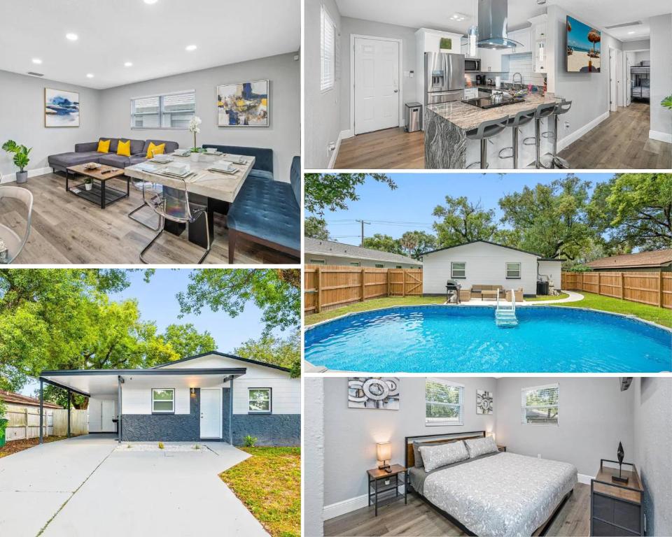 Contemporary & Fully Updated Heated Pool Home, Tampa (updated prices 2026)