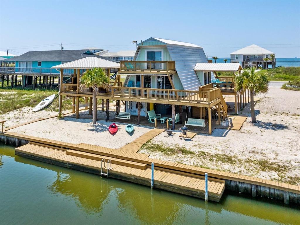 Point Breeze Waterfront Beach Cottage, Dauphin Island (bijgewerkte ...