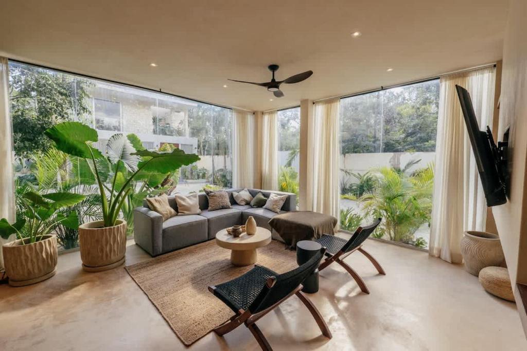 Villa Selva Tulum - 4BR Jungle Retreat with Pool & Rooftop, Tulum ...