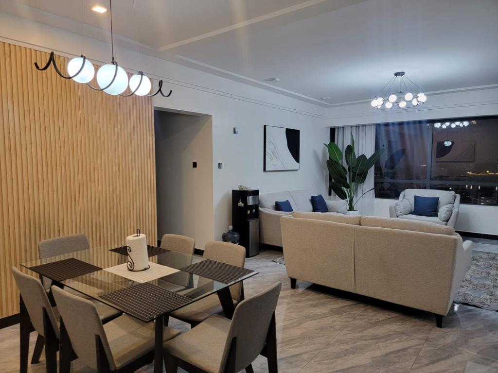 modern executive three bedroom apartment which features a swimming pool ...