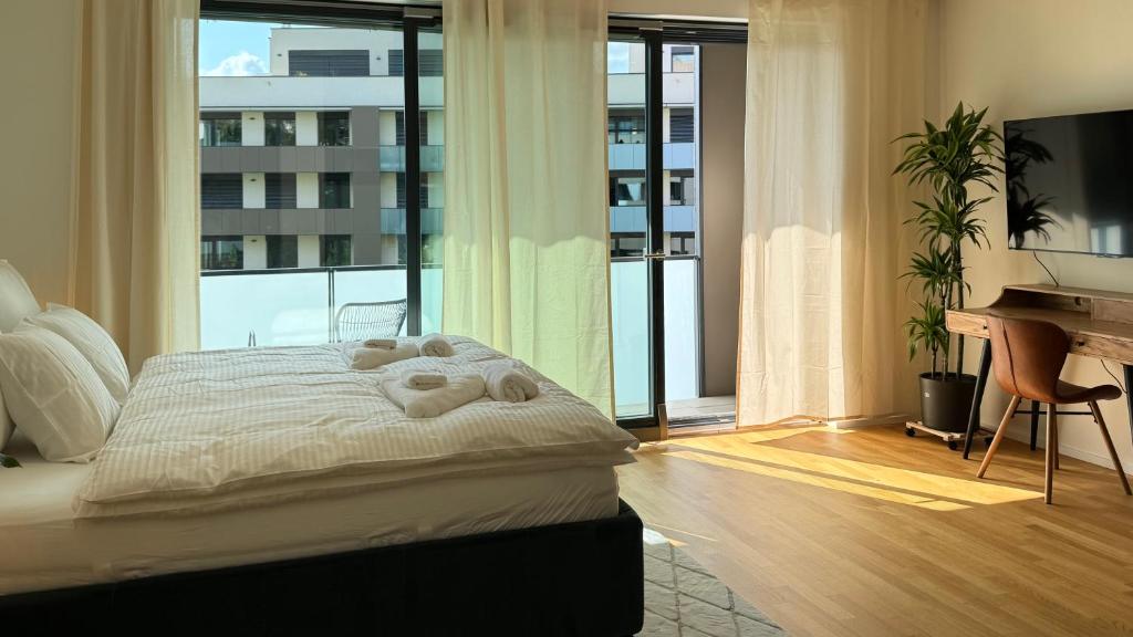 Urban studio with balcony, Prague (updated prices 2025)