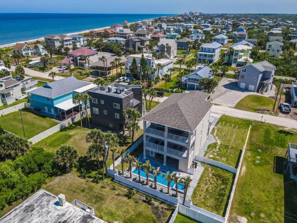 Luxury Ocean View Home with Pool & Spa steps to the beach fenced yard ...