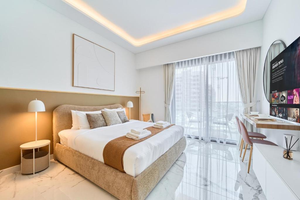 Modern & Elegant Studio Apartment in Azizi Riviera, דובאי (מחירים ...