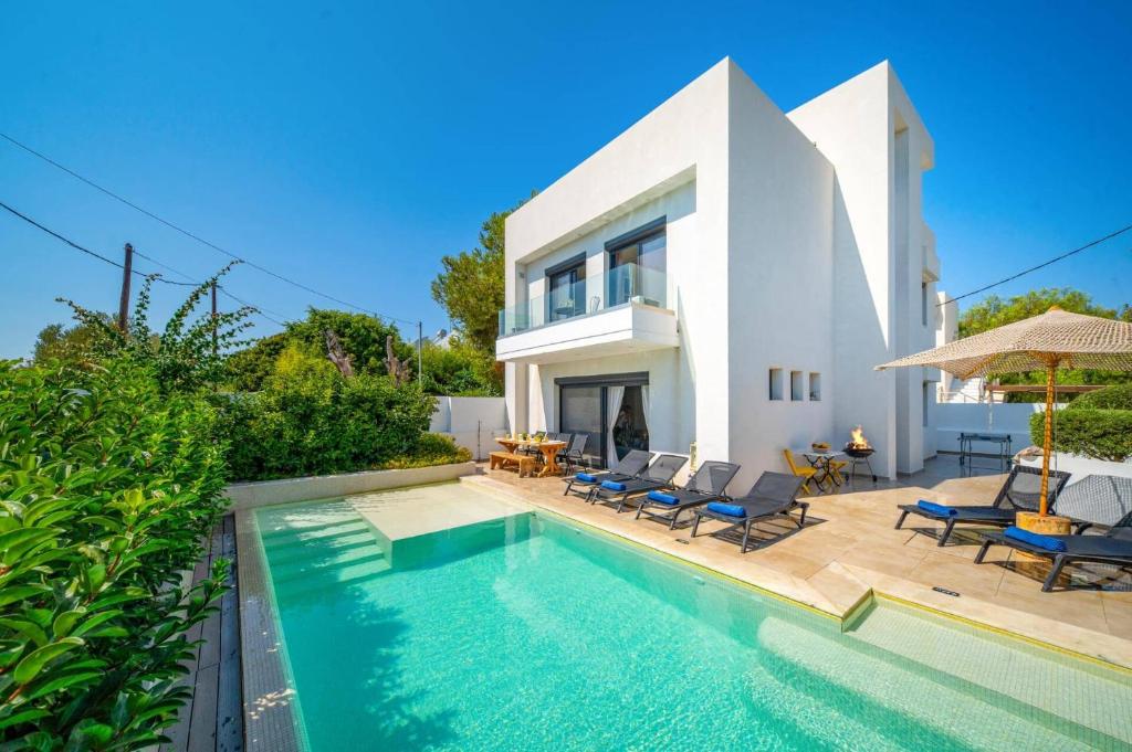 Villa Thalassa Ixia by Villa Plus, Ialyssos (अपडेट की गई कीमतें 2026)
