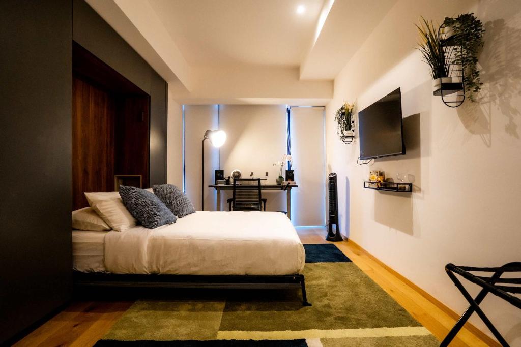 Cozy Loft in Mexico City with Rooftop Pool Equiped, Ciutat de Mèxic ...
