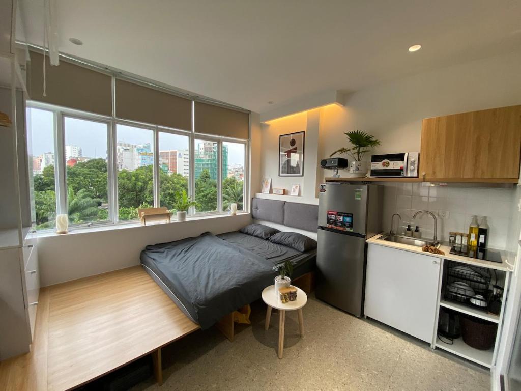 Clouden at Cozinema ,Cozy retreat with skyline view and 4k Netflix, Ho Chi Minh City (opdaterede ...