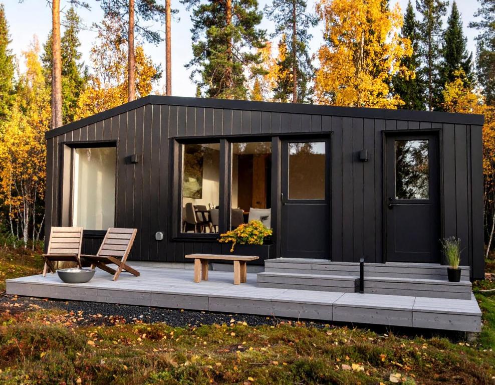 Compact Cabin for Remote Work and Adventures in Yllas, Ylläsjärvi ...
