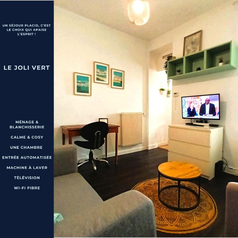 Le Joli Vert - T2 - Cosy - Wifi - TV - Lave-linge, Tours (aktualisierte ...