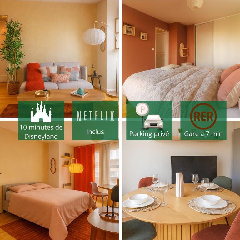 Heaven Loft - proche RER A - DISNEY LAND, Bussy-Saint-Georges (opdaterede priser for 2025)