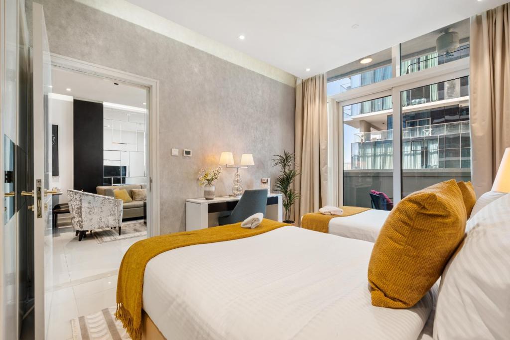 Luxury 2 Bedroom Apartment DAMAC Uppercrest Downtown Near Dubai Mall ...