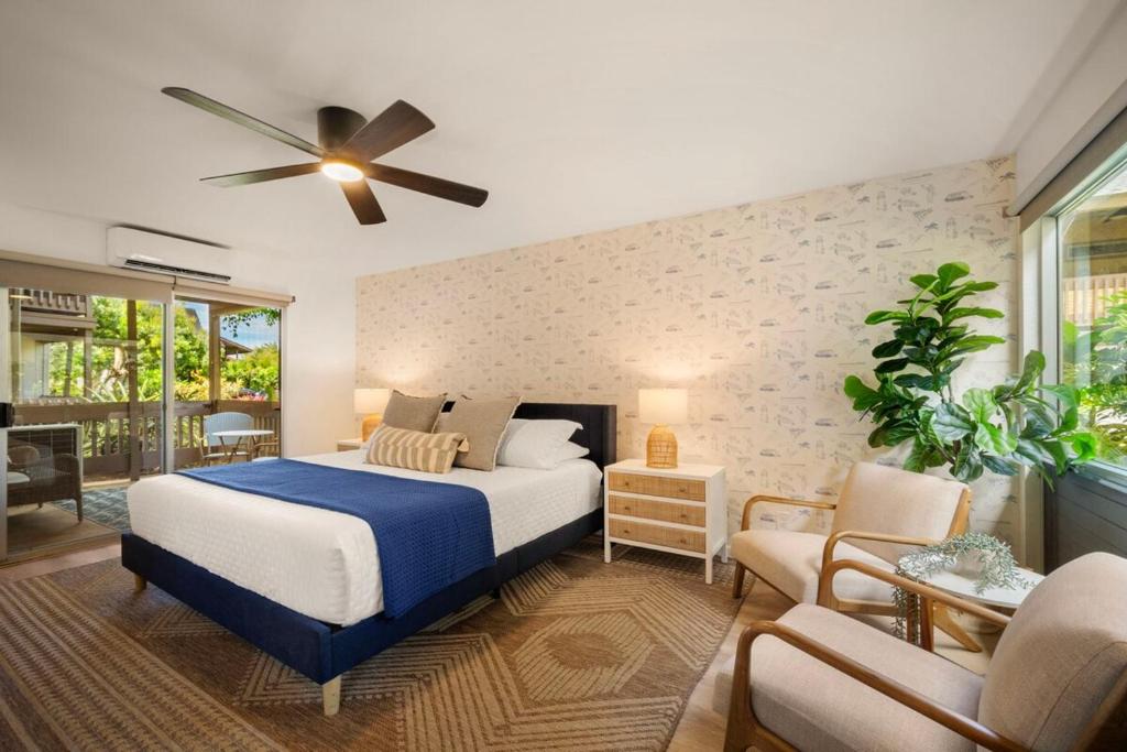 Modern studio, AC, king bed, private lanai, Princeville (aktualisierte ...