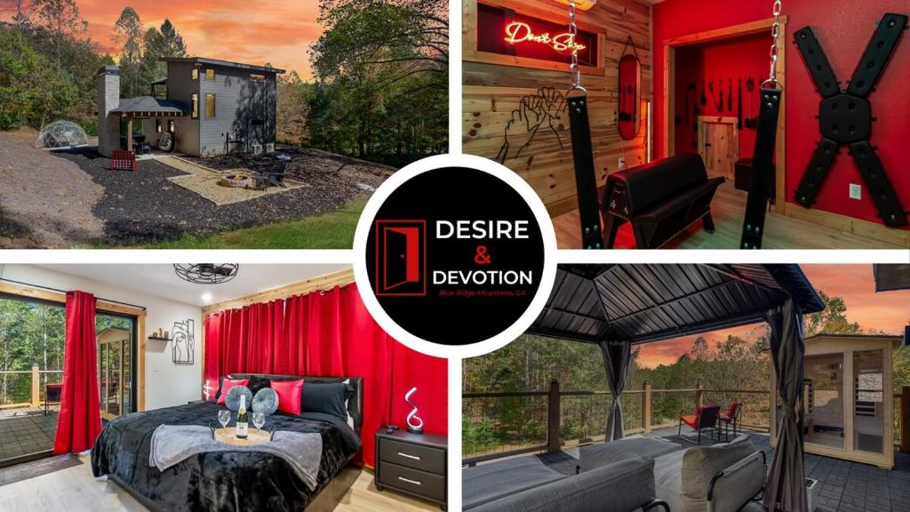 Romantic Red Room - Adults Only Couples' Retreat, McCaysville (updated ...