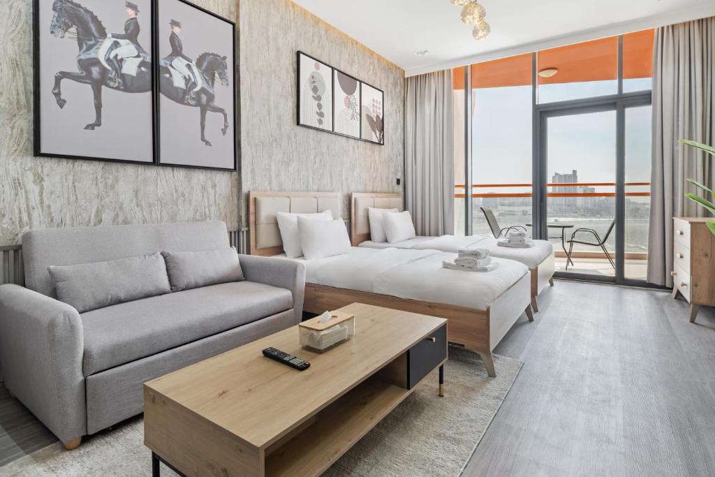Luxury Silicon Oasis Studio Near Mall & Airport, Dúbaí (uppfærð verð ...