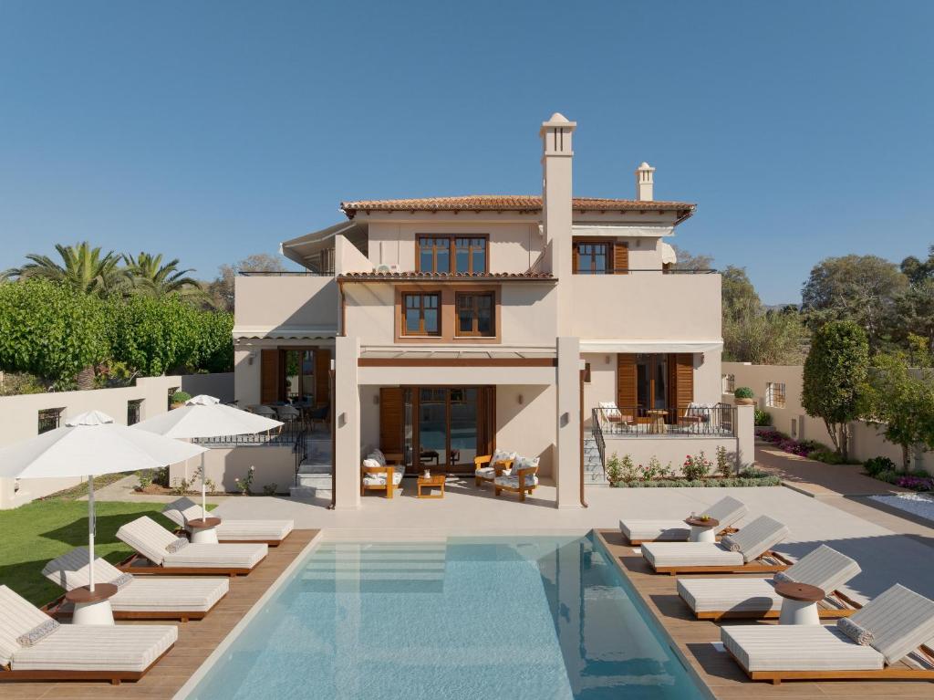 New Villa Ikos with Private Pool & BBQ, Walking Distance to the Beach ...