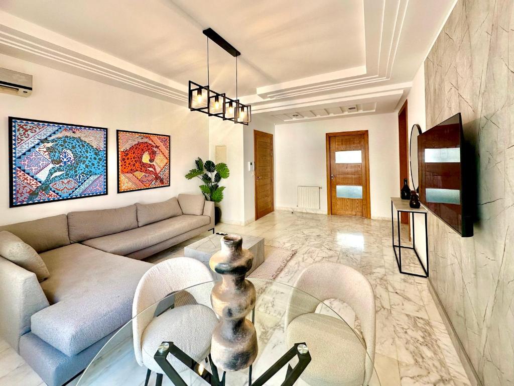 Elyssa superbe appartement aux Jardins de Carthage, Sidi Daoud (tarifs ...