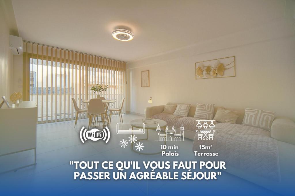 Ruby - Terrace - 10 min Palais - VCA, Cannes (updated prices 2026)