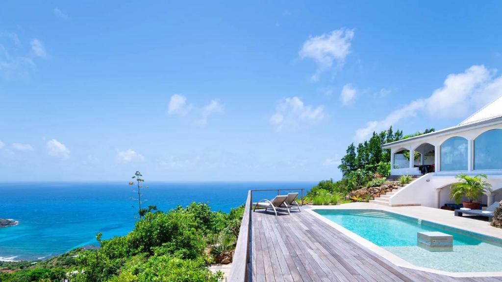 Peaceful Tropical Sanctuary Overlooking Deep Blue, Gustavia (updated ...