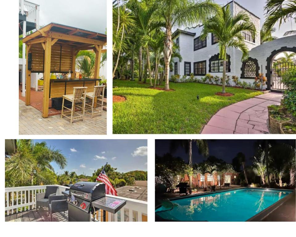 Luxury 8BR Entire Mini-Resort with Heated Pool, Tiki Bar - Tropical ...