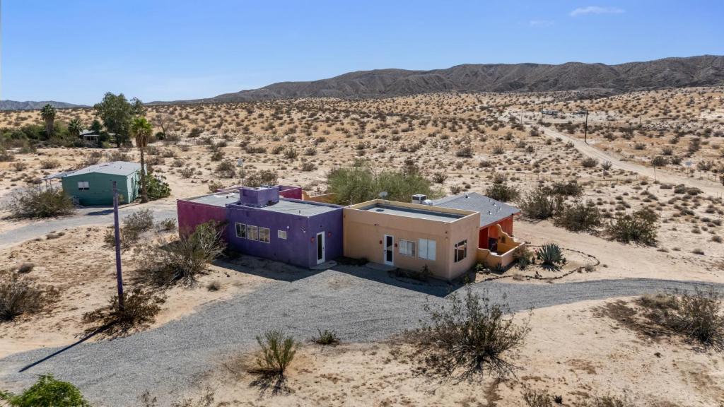 Private desert compound three separate living spaces each with its own ...