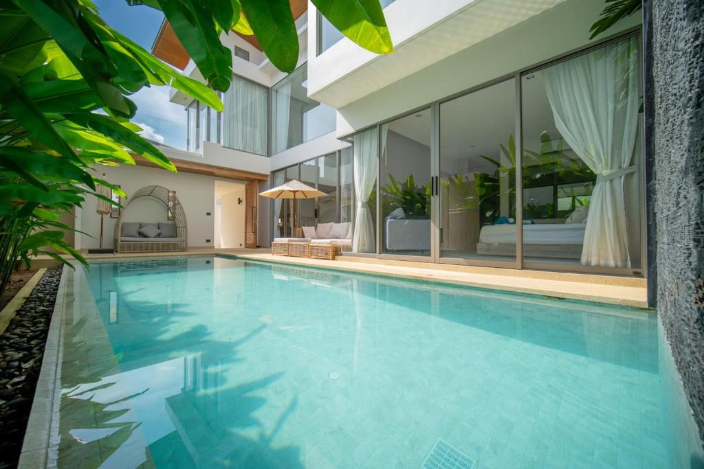 3 BDR Zenithy pool villa - 10 min to the beach, Ban Pak Lak ...