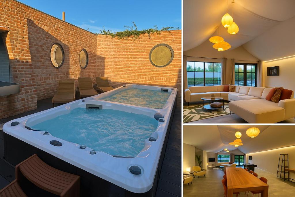 Bubbles & Balance - with private pool, jacuzzi and sauna, Ichtegem ...
