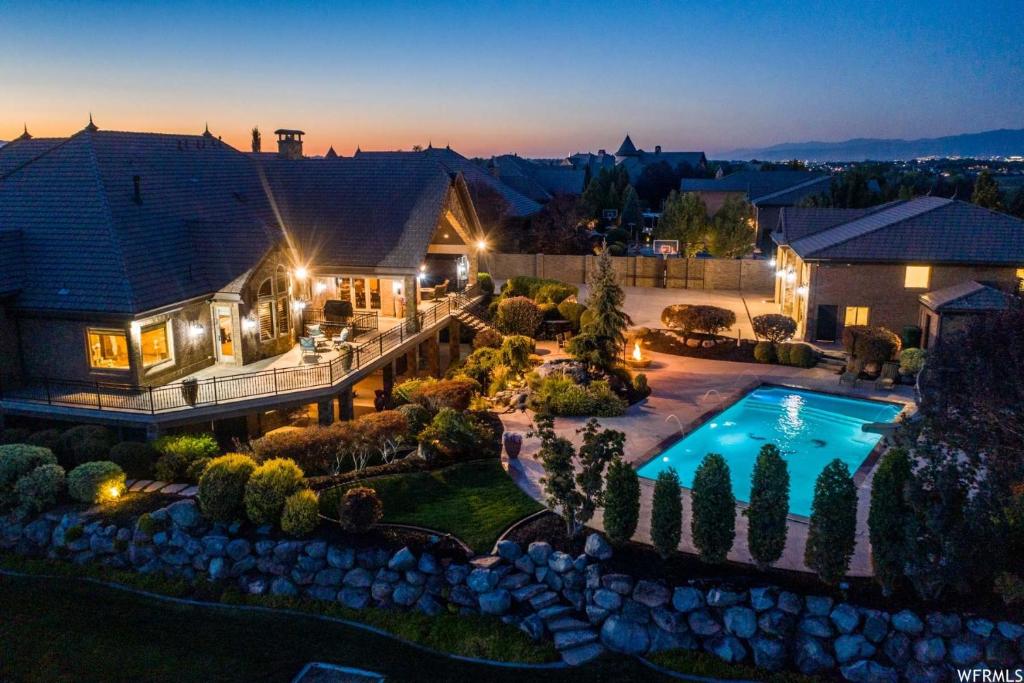 Riverton Luxury Estate with Private Pool - Family Theatre Hot Tub Gym ...