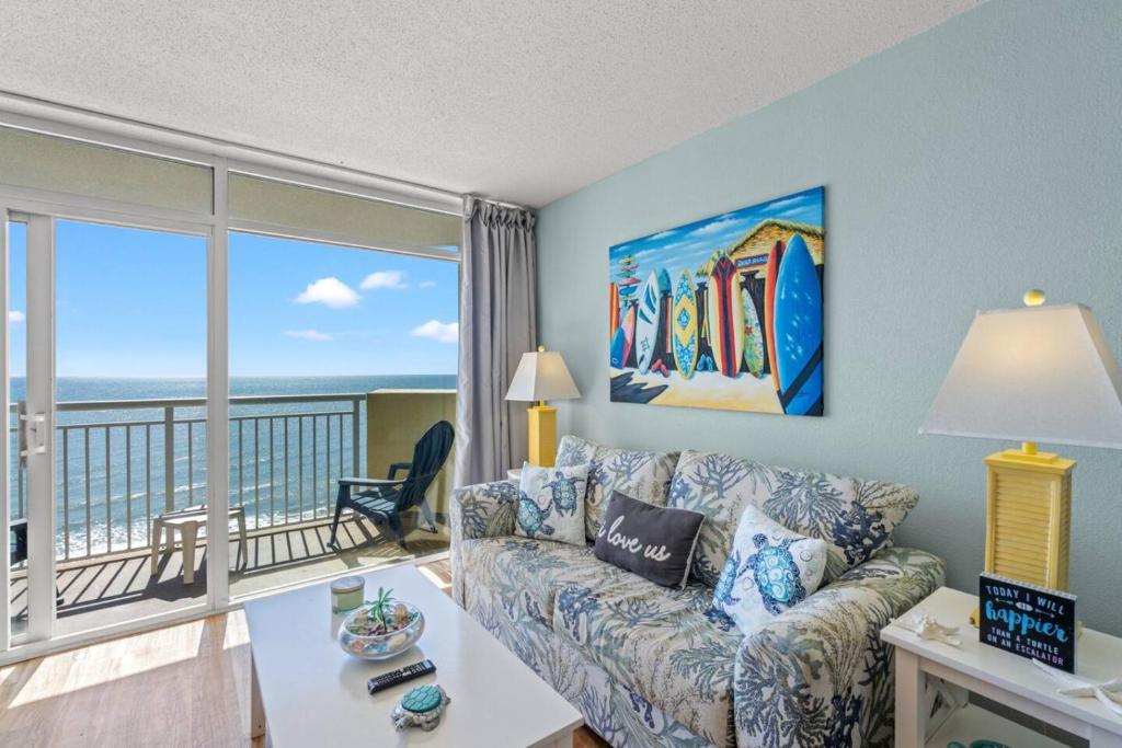 Bay Watch Resort Unit 1507 with Direct Oceanfront Balcony, Myrtle Beach ...