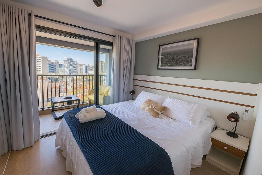 Studio com Piscina, Academia 1min Metrô V Mariana, San Paolo (prezzi ...