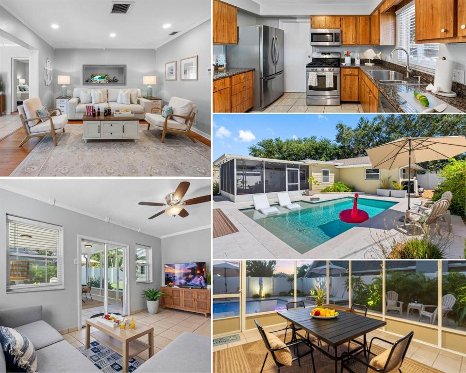Captivating Brand-New Heated Saltwater Pool in Seminole 5 Mins to ...