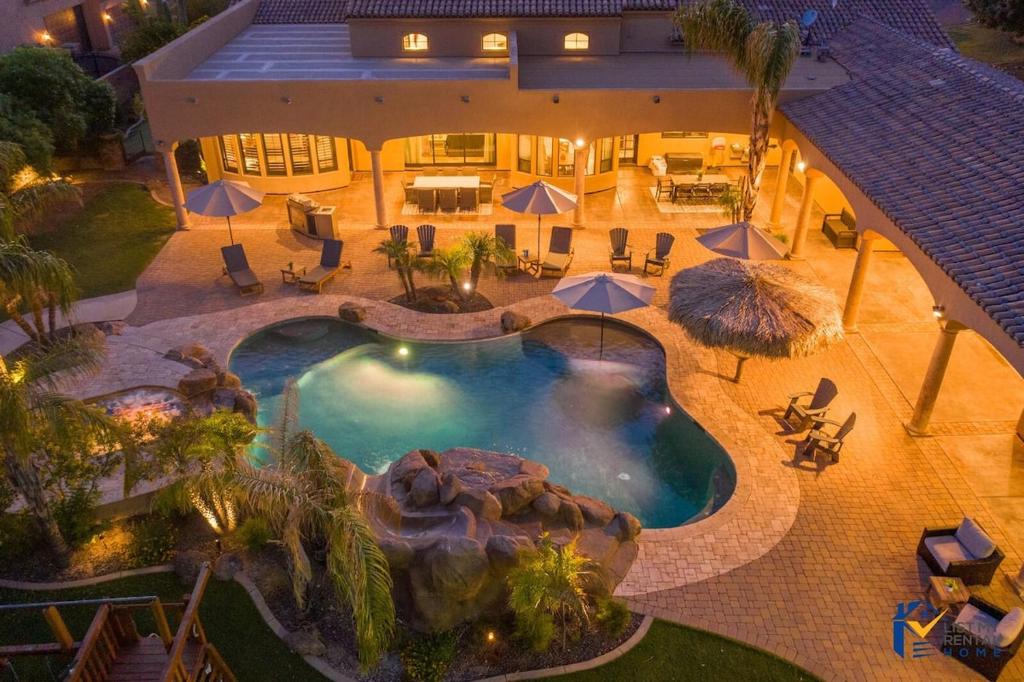Paradise Waterslide Grotto with Sports Court Casita and Golf, Mesa ...