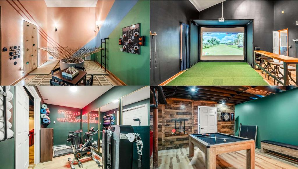 Epic Poconos Pad - Pool - Hot Tub - Gym - Golf Sim, 마샬스크리크 (2026년 최신 요금)