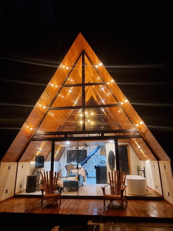 Aframe romântico de luxo na serra Cabana Aguimô, Nova Friburgo (अपडेट ...
