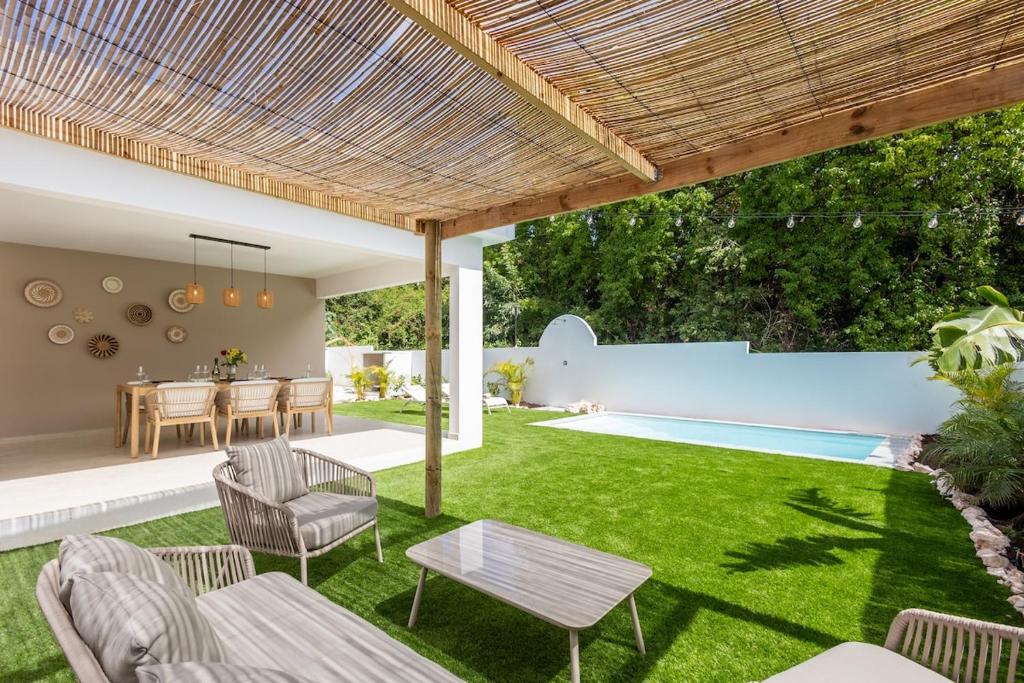 Top location Brand new home Jan Thiel private pool（ウィレムスタッド）：（最新料金：2026年）