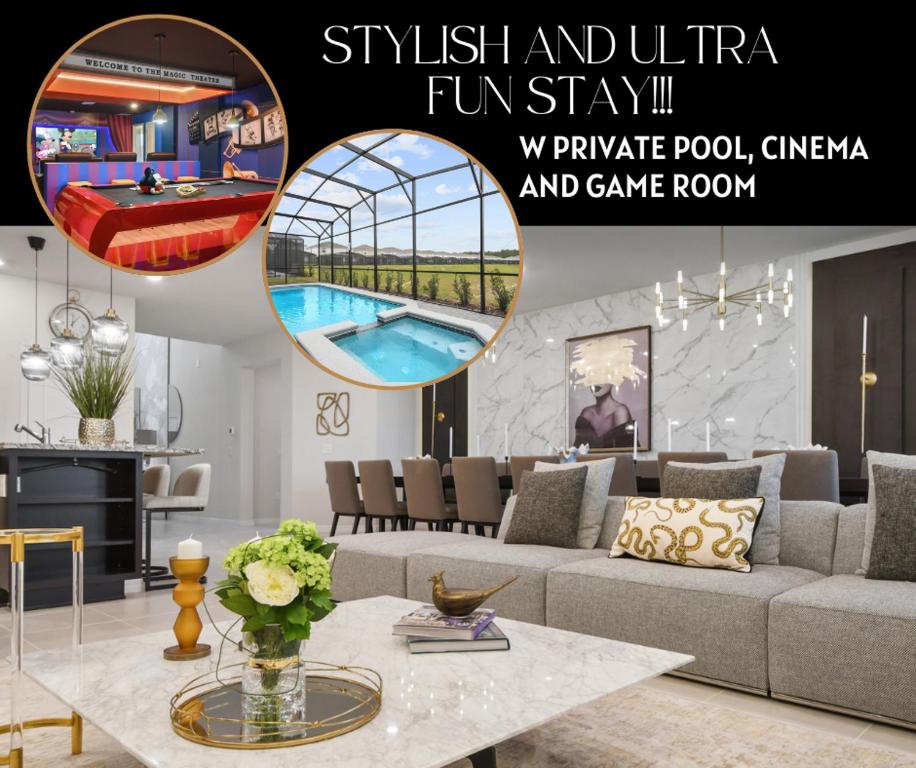 Fun & Elegant w Pool, Cinema & Game Room, Davenport (preços atualizados ...