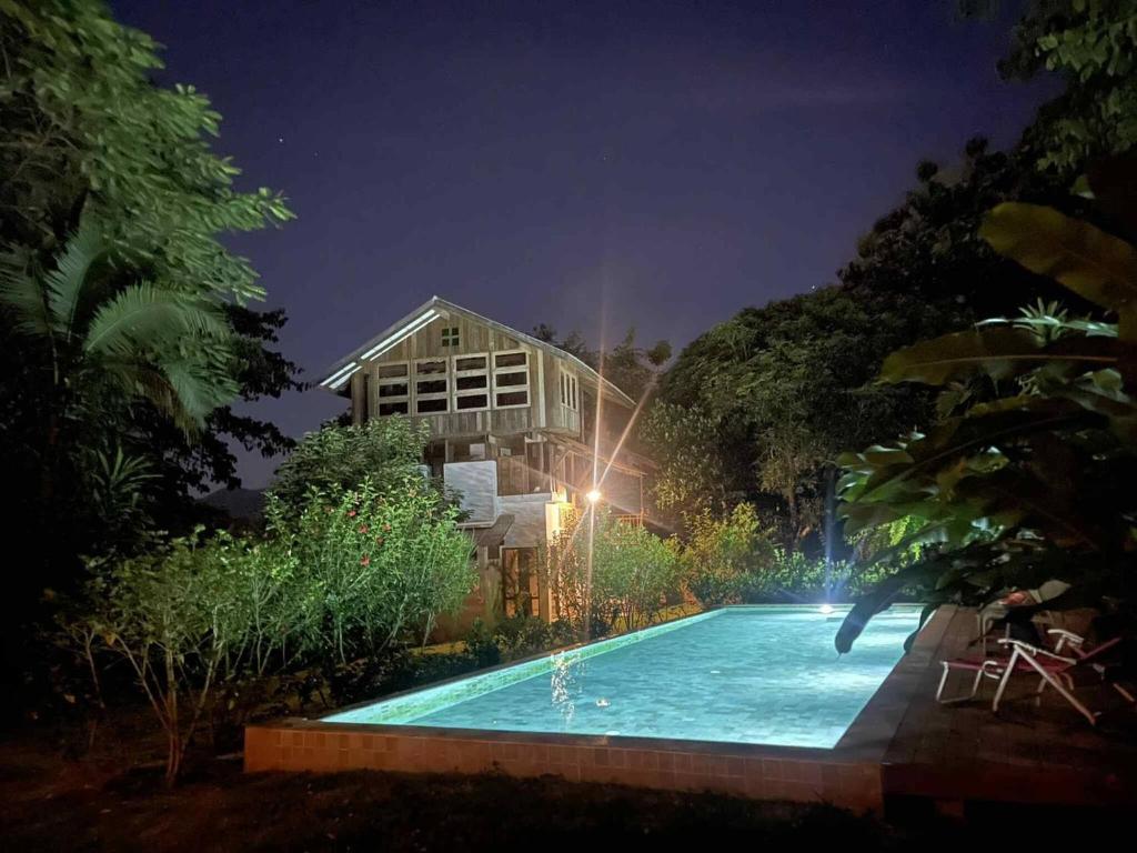 Private Wooden Pool Villa in Mae Rim for 4-6 Guests, Ban Pa Muang ...