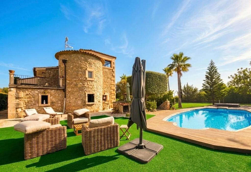 Family-friendly finca with picturesque garden, Selva (precios ...