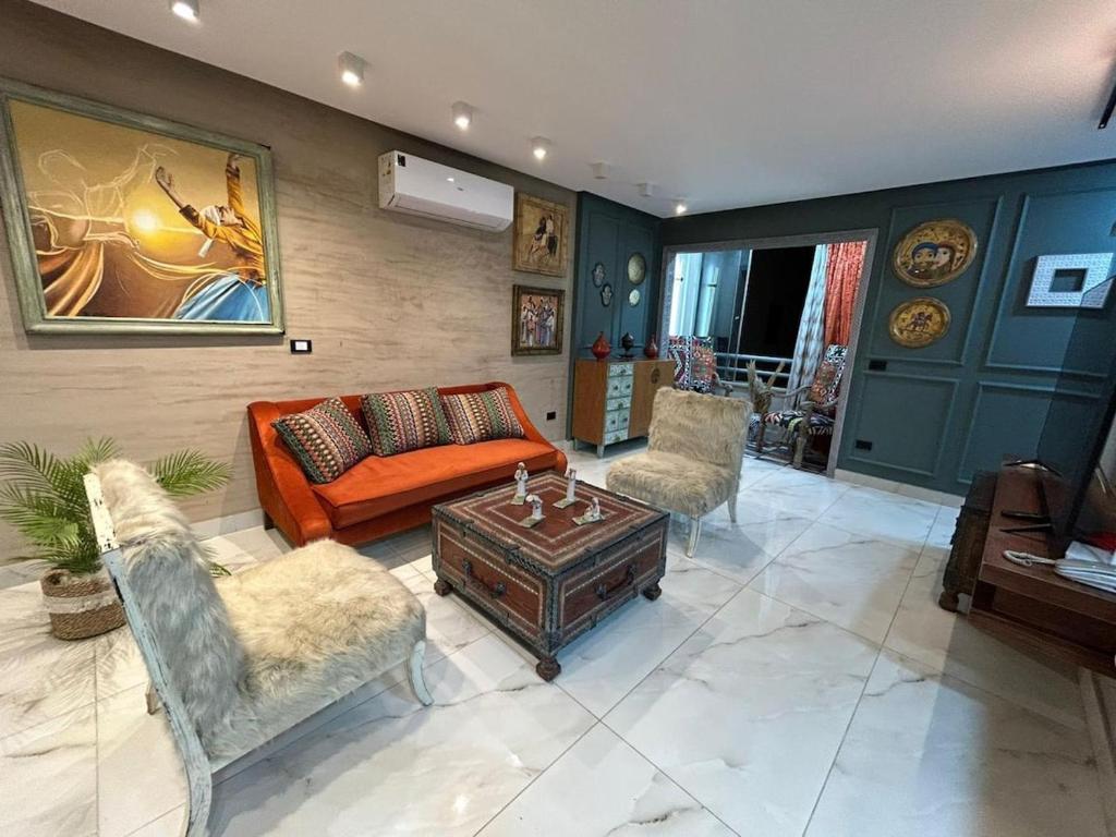 5 min to airport 2 king beds 45 min pyramids, Kairo (ažurirane cene za 2026. godinu)