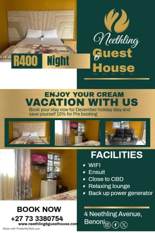 Neethling 6 Guest House, Johannesbourg (tarifs actualisés, 2026)