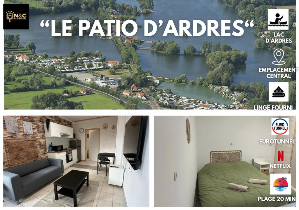 Le Patio d'Ardres - Lac, gare & extérieur privatif, Ardres (updated ...