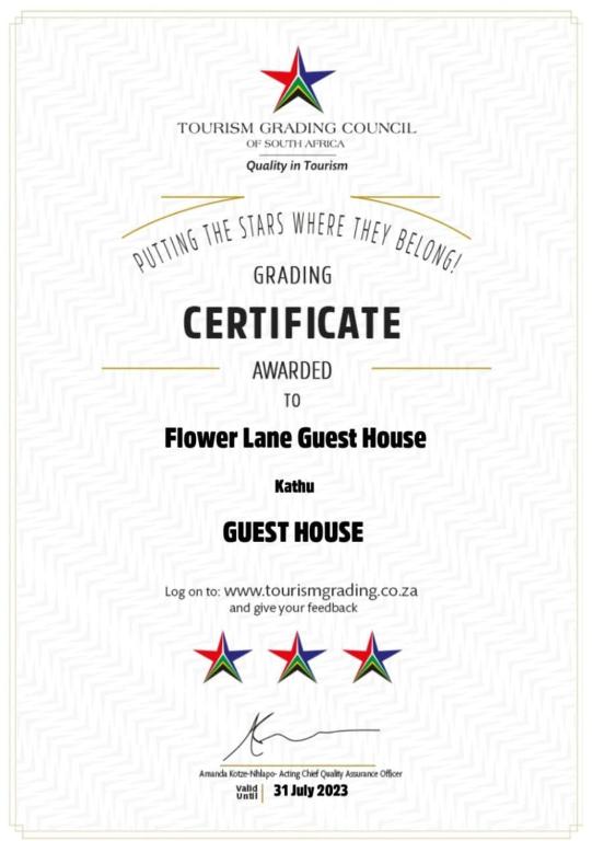Flower Lane Guesthouse, Kathu (tarifs actualisés, 2026)